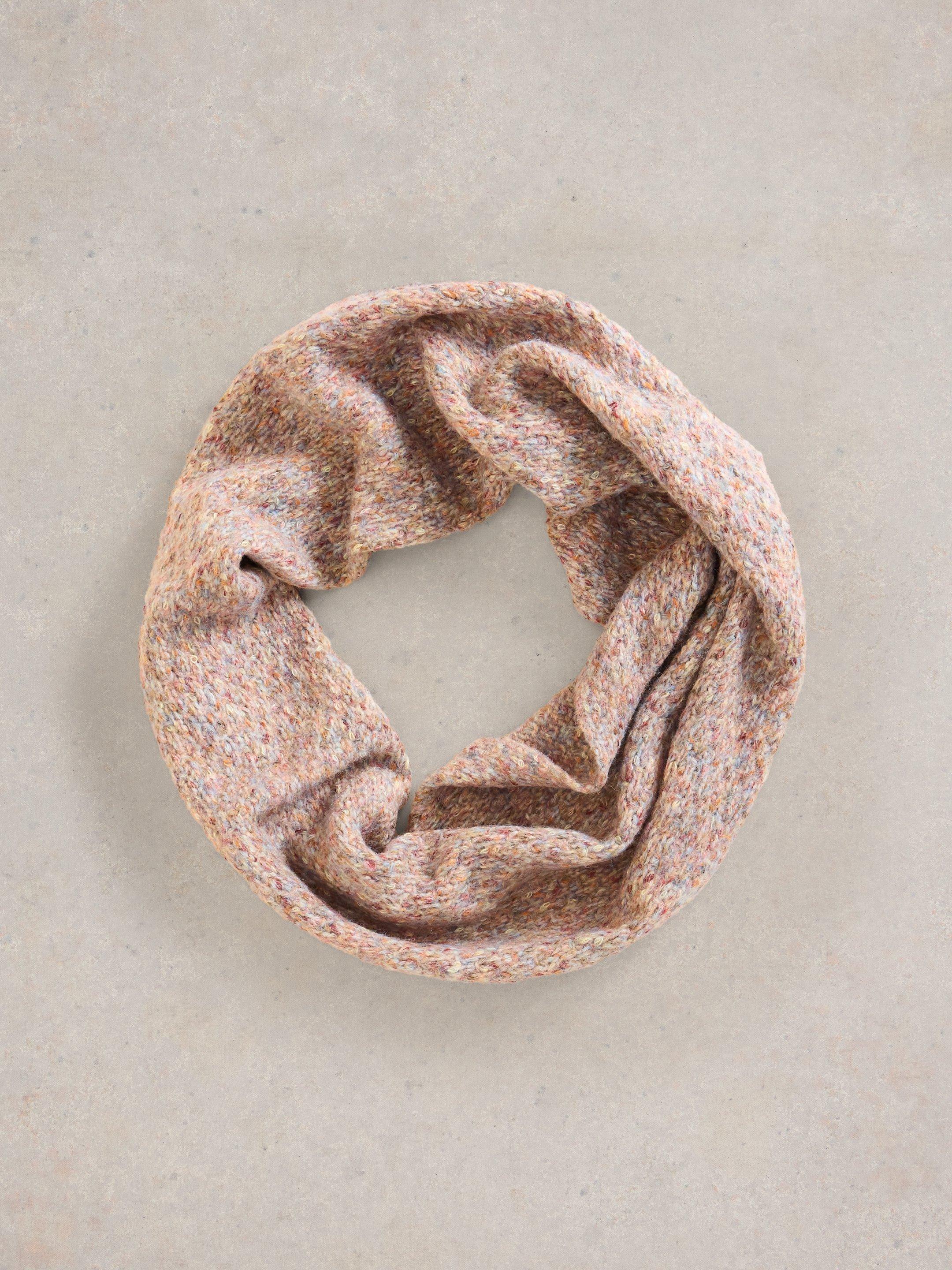 Abby Knitted Snood in NATURAL MULTI | White Stuff