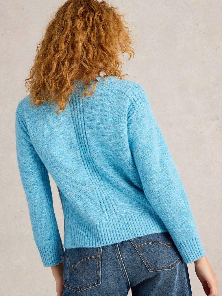 FLUFFY BOXY JUMPER in BRIGHT BLUE | White Stuff