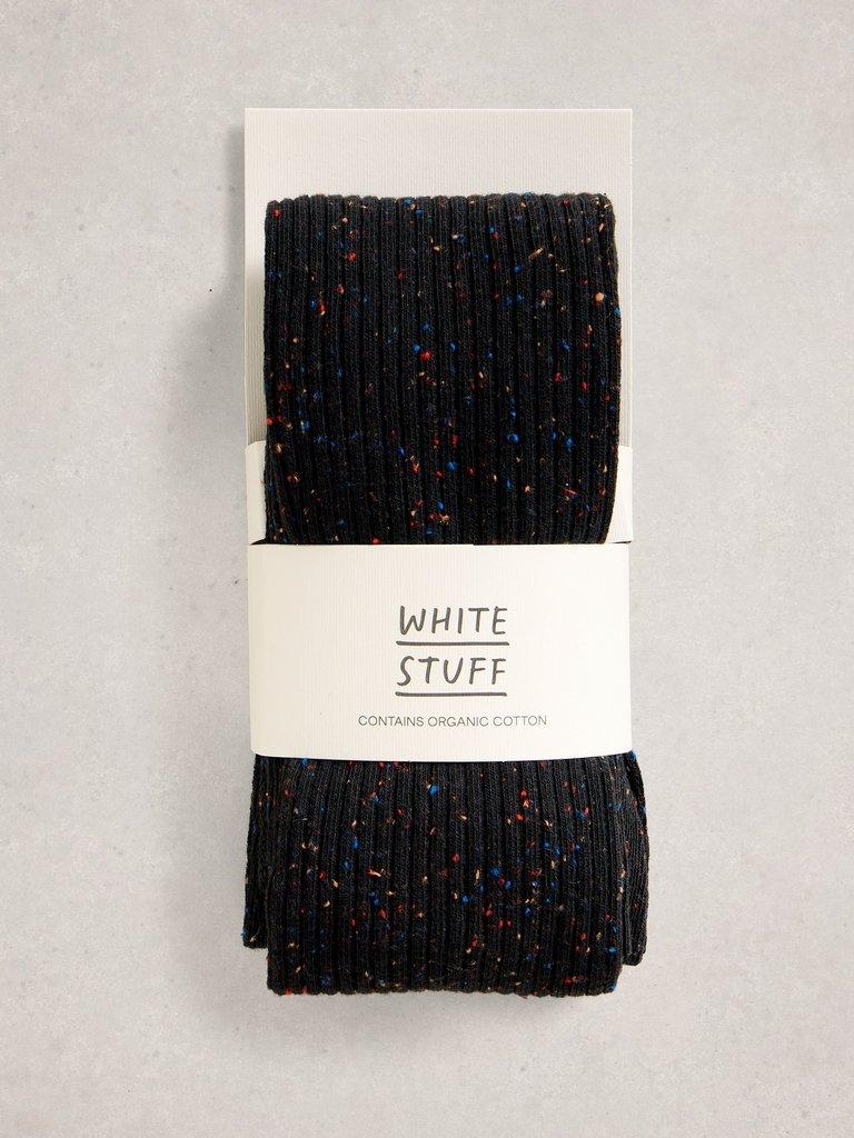 Womens Fiona Fleck Tights in BLACK MULTI | White Stuff