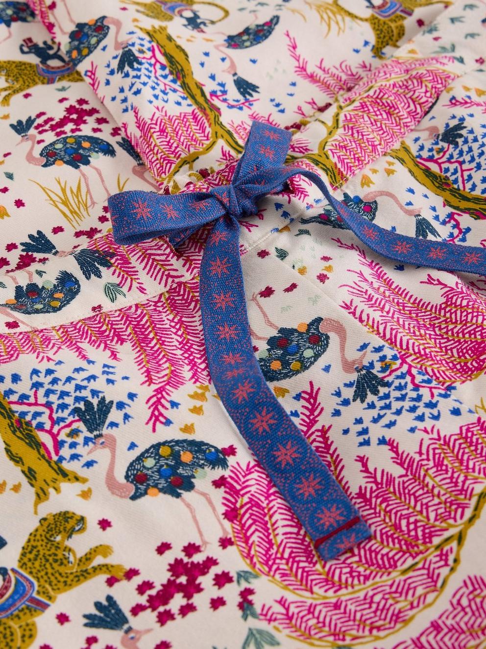 ORGANIC NINA PJ BOTTOM in NATURAL PRINT | White Stuff