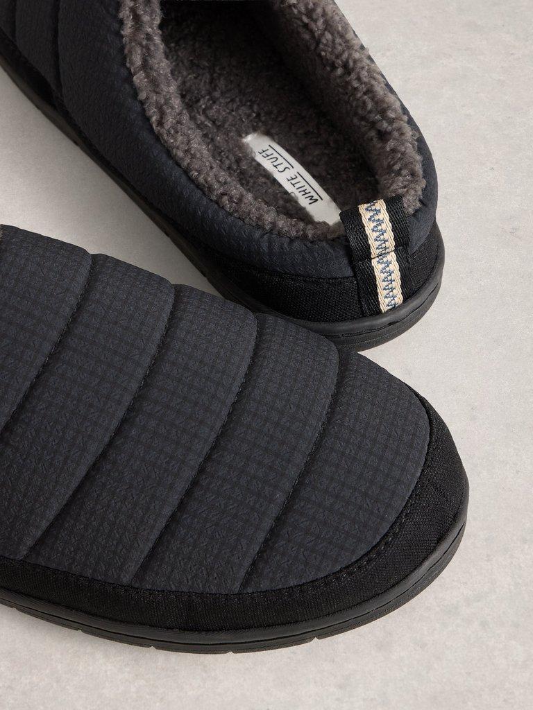 Nylon Puffer Mule in DK GREY | White Stuff US