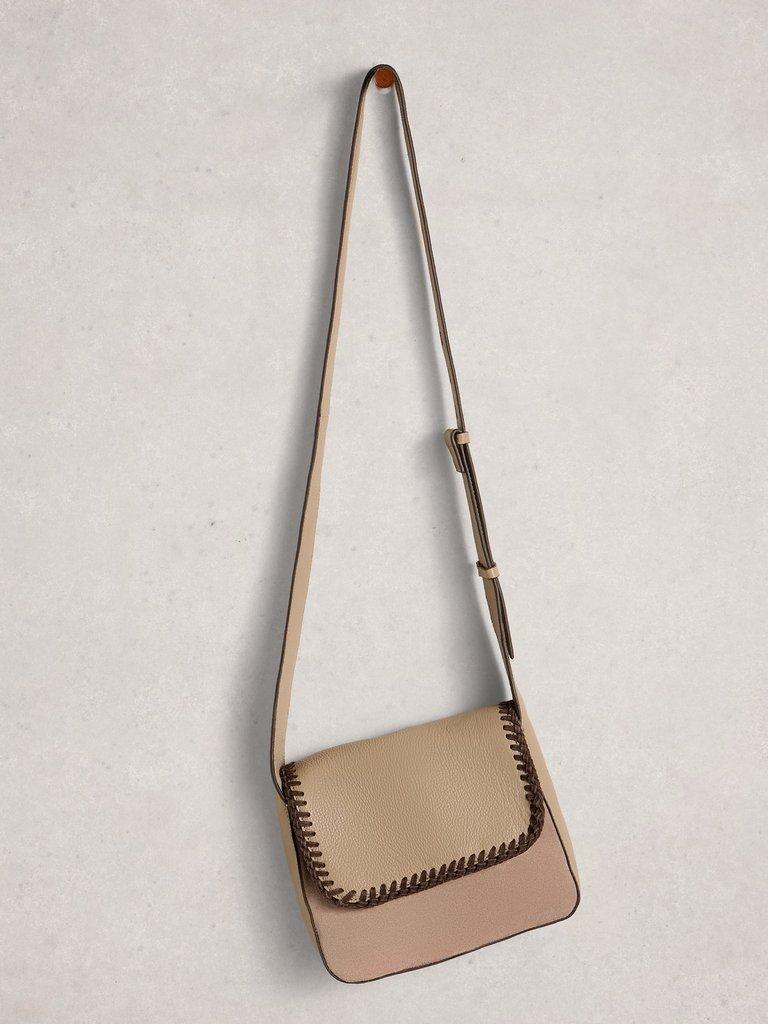 Isabelle Satchel Crossbody Bag in DARK NATURAL | White Stuff