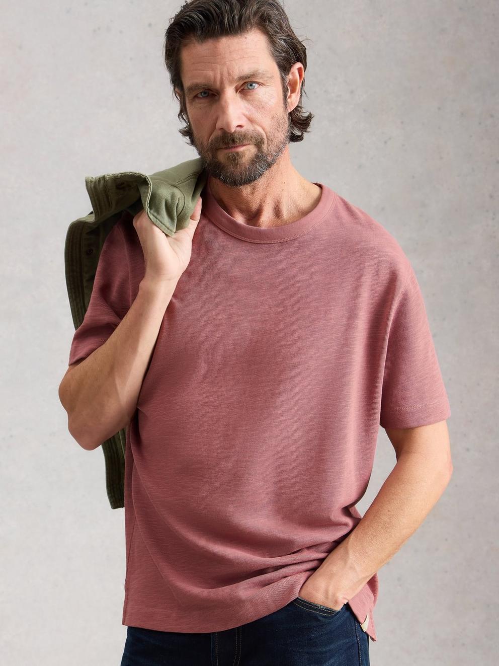 Harrington Relaxed Tee in LIGHT PINK | White Stuff EU