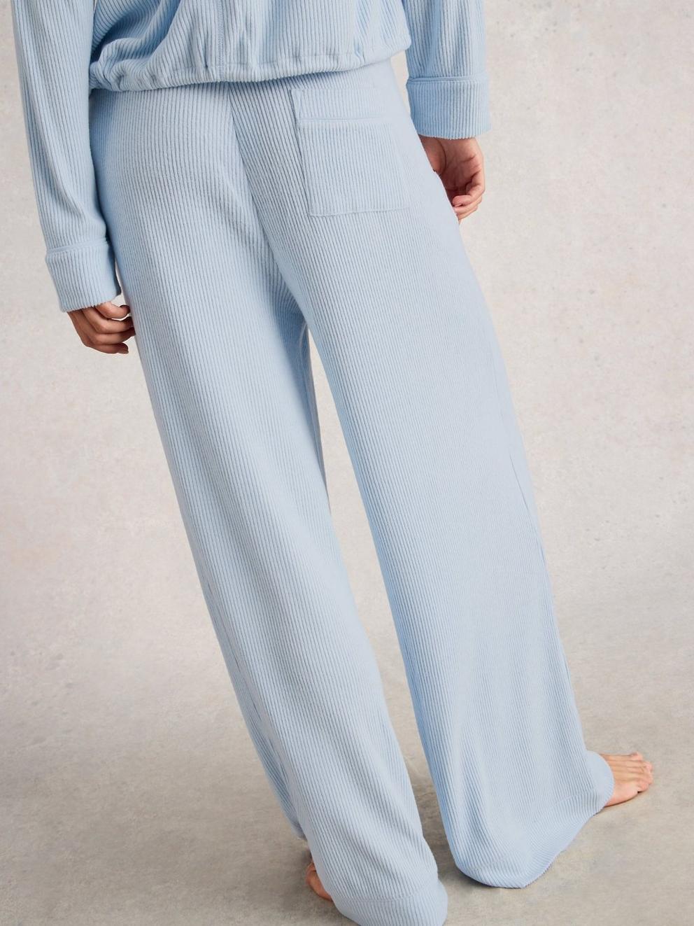 COSY JERSEY RIB BOTTOM in LIGHT BLUE | White Stuff