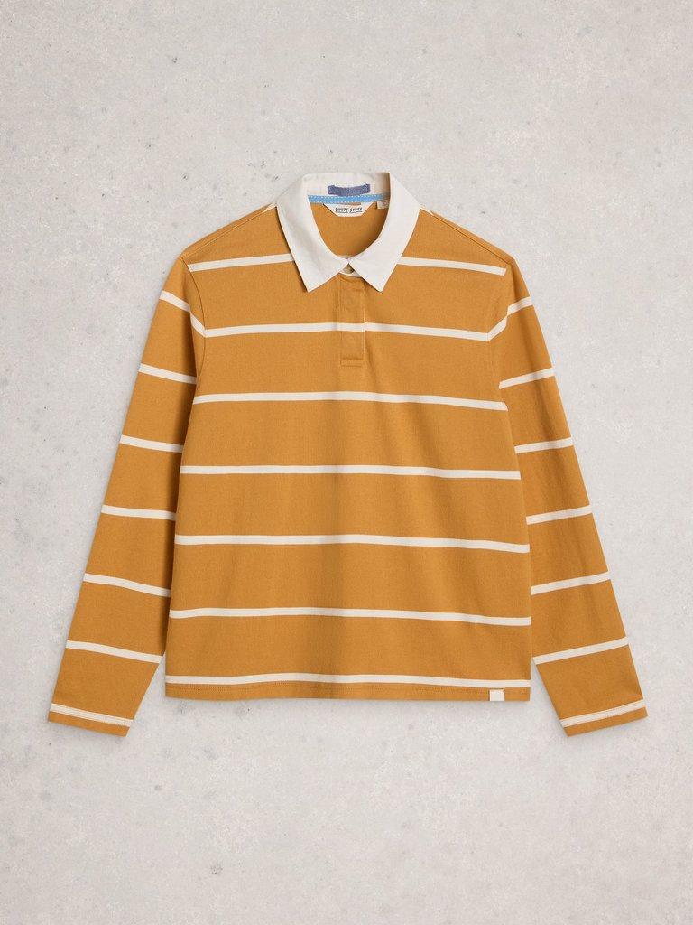 STELLA STRIPE RUGBY TOP in YELLOW MULTI | White Stuff