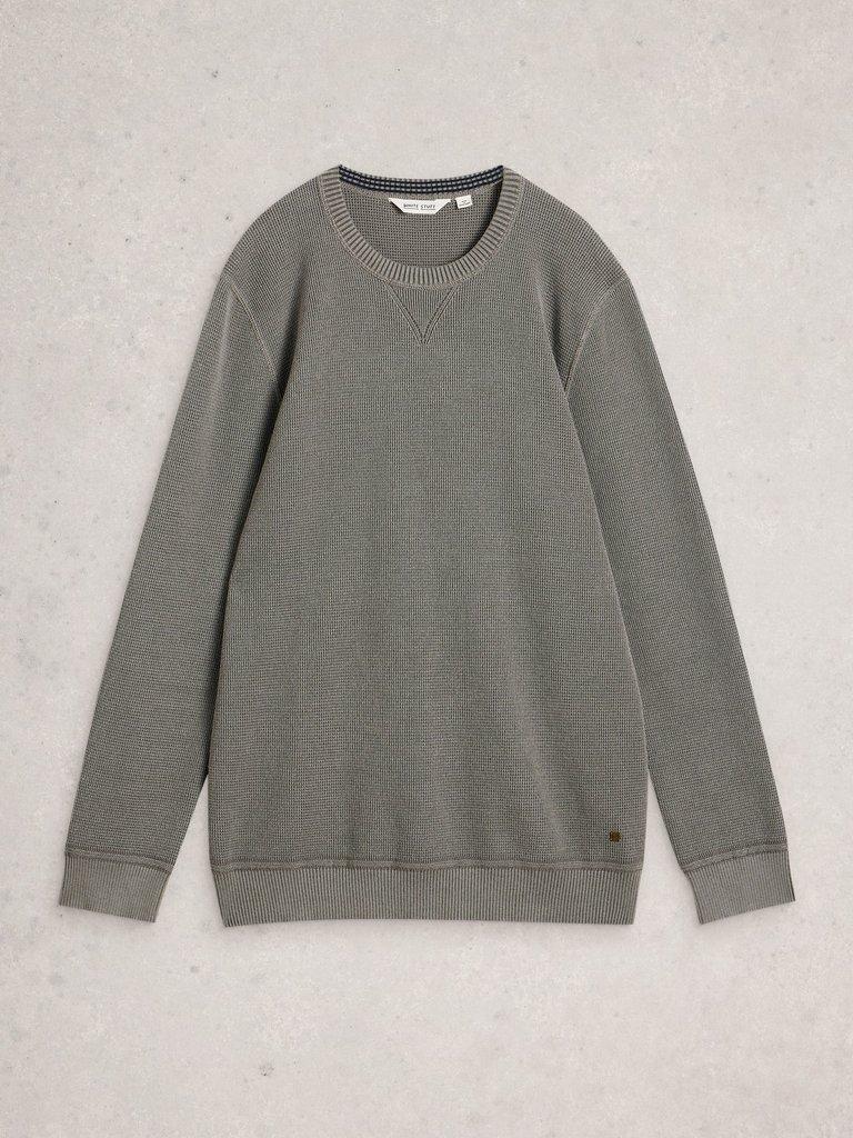 Attadale Plain Long Sleeve Jumper in LIGHT GREY | White Stuff EU