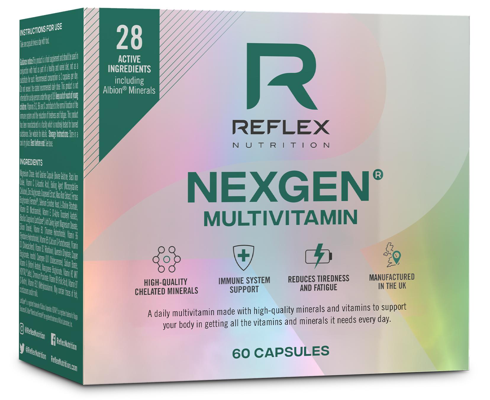 Reflex Nexgen Sports Multivitamin (60 Capsules) | Wiggle