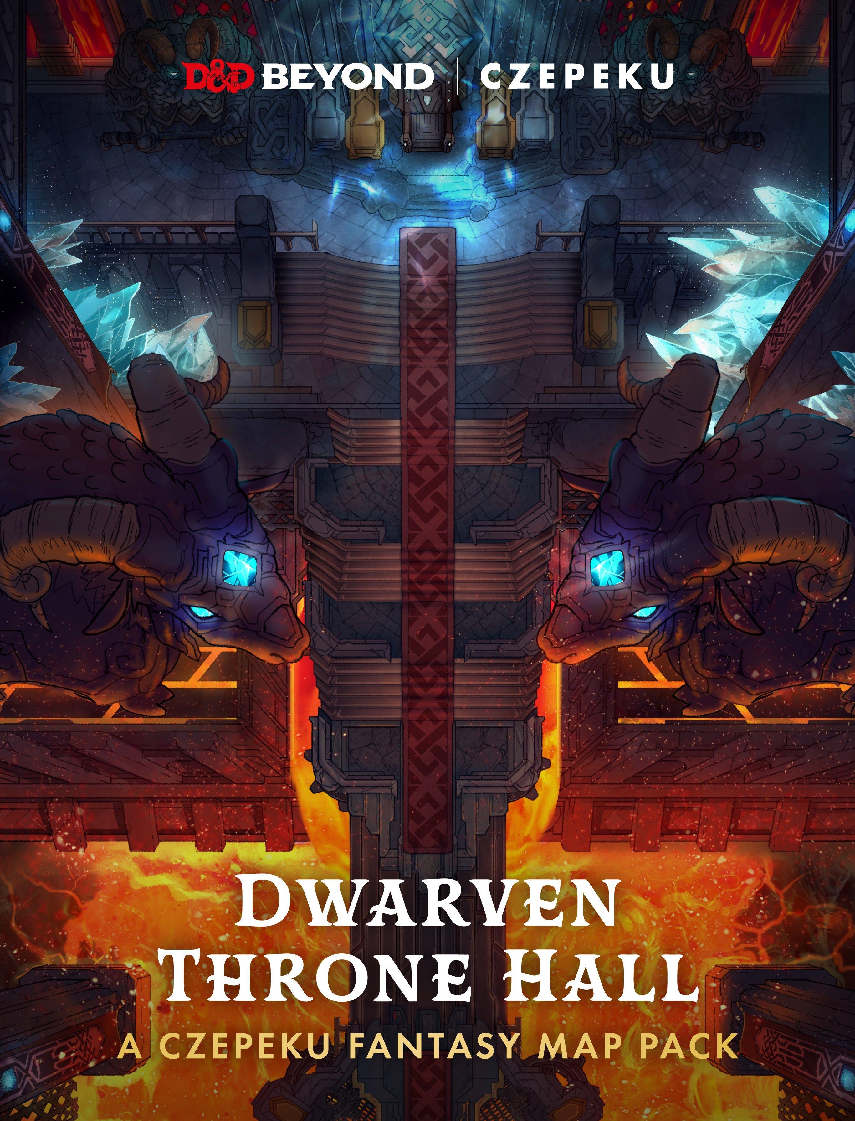 Dwarven Throne Hall Digital Map Pack - Shop D&D Beyond