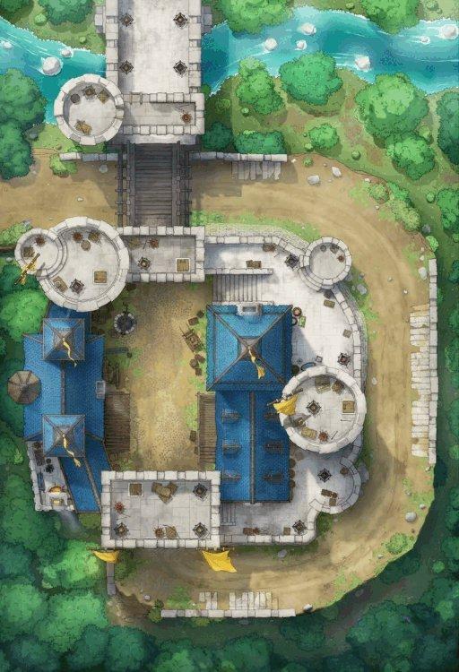 Riverwood Toll Castle Digital Map Pack - Shop D&D Beyond