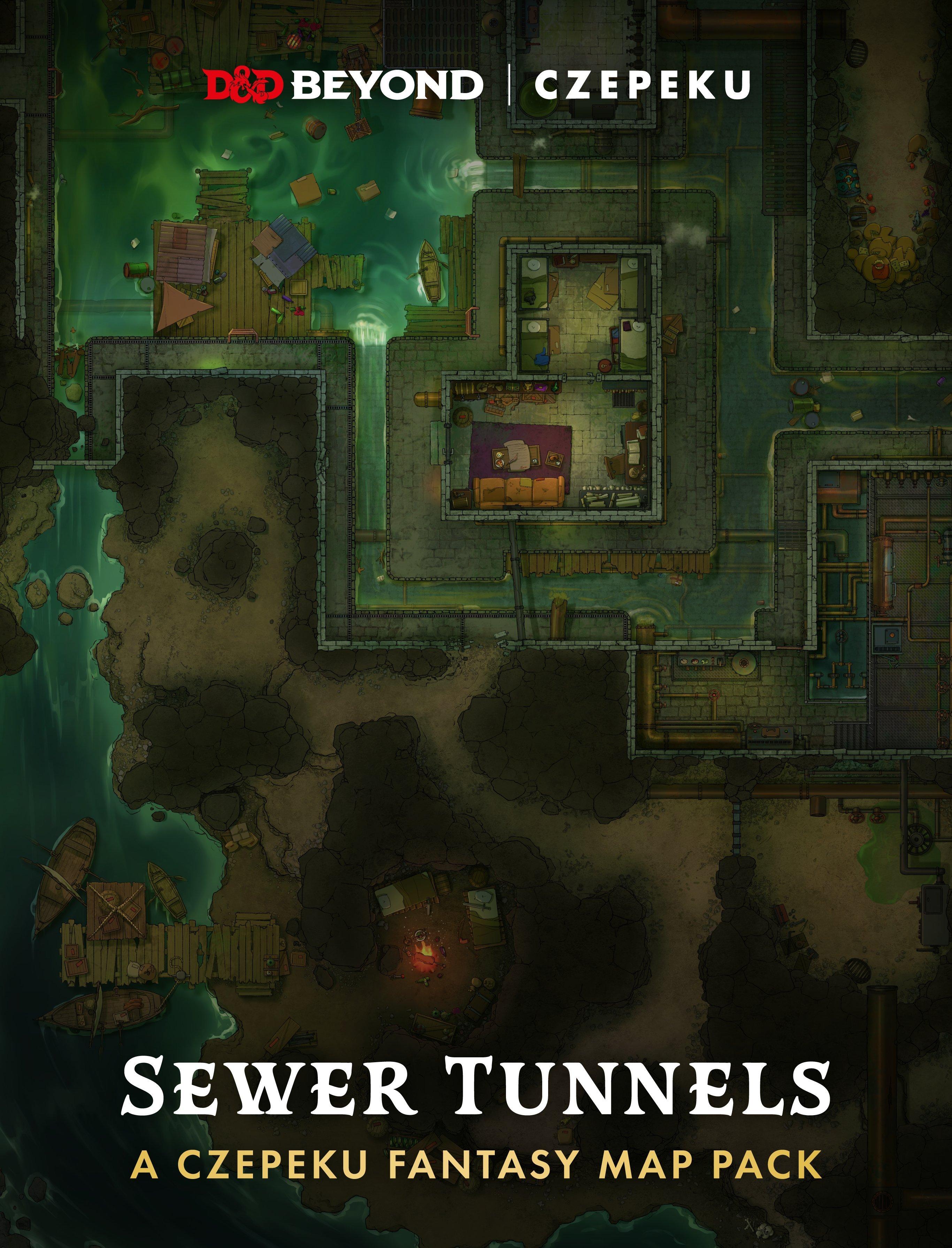 Sewer Tunnels Digital Map Pack - Shop D&D Beyond