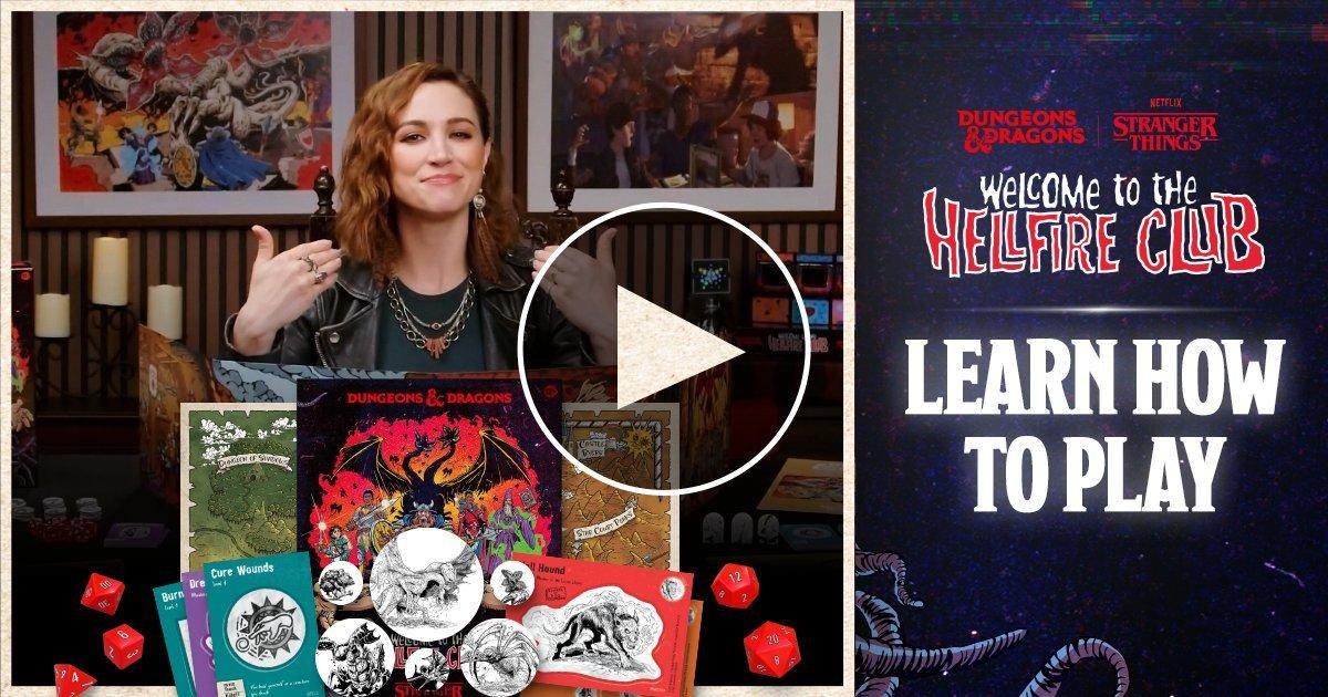 Stranger Things Welcome to the Hellfire Club | Dungeons & Dragons