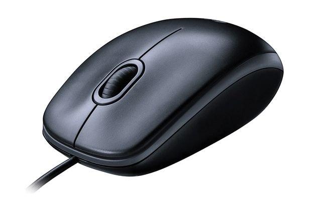 LOGITECH Wired Mouse (M90) High-Definition Optical Tracking (1000 dpi ...