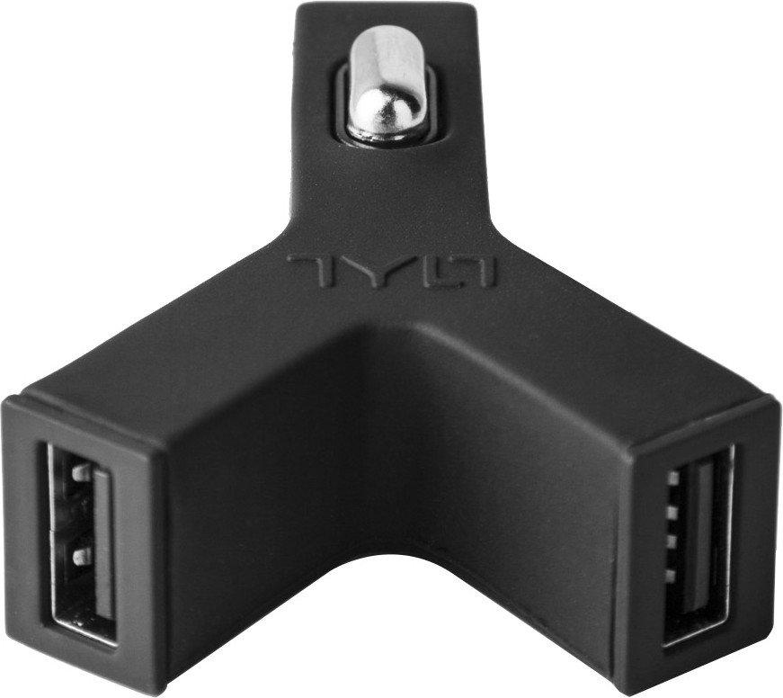 Tylt Ycharge Dual USB Car Charger - Black Price in Kuwait - Xcite