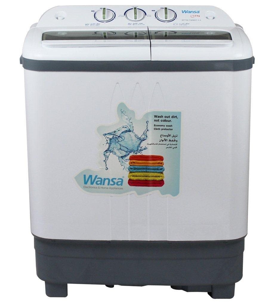 Wansa Gold WTT50-T34WHT-C3 Twin Tub Washer - 5 Kg Price in Kuwait - Xcite