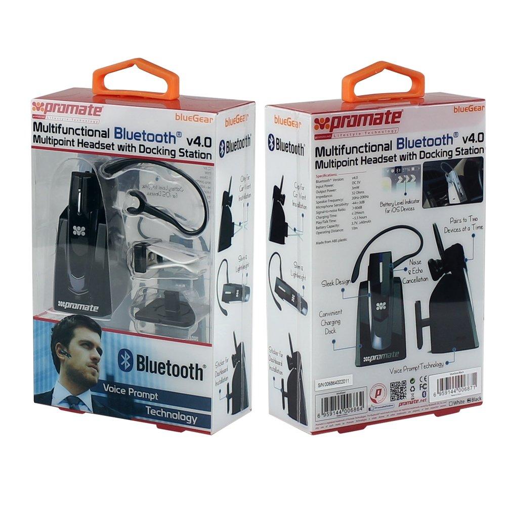 Promate BlueGear Multifunction Bluetooth V4 Headset - White Price in ...