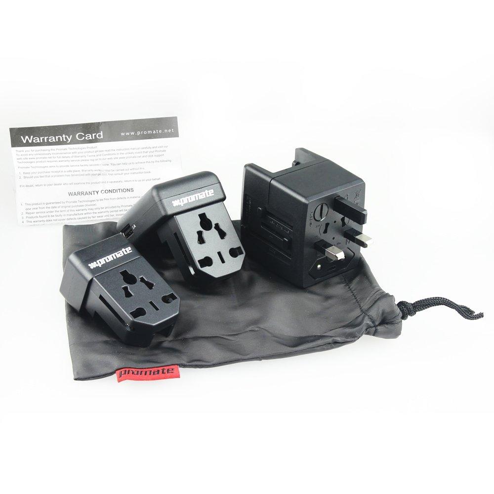 Promate Travel Mate Combo Universal Adaptor Kit Price in Kuwait - Xcite