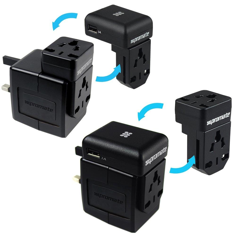 Promate Travel Mate Combo Universal Adaptor Kit Price in Kuwait - Xcite