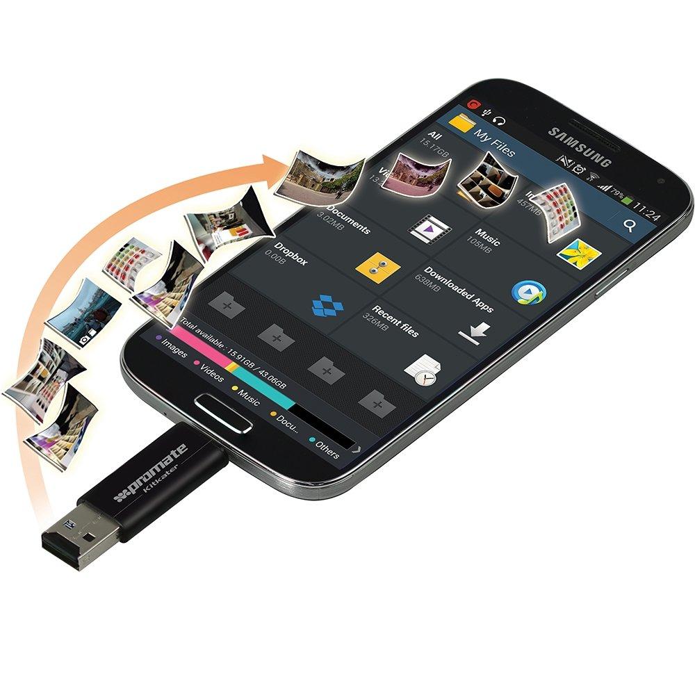 Promate Kitkater Universal Android OTG Data link with Micro-SD Card ...