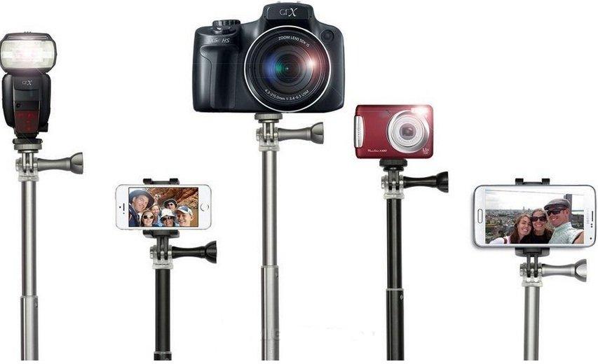 Promate Monopod 5 for Cameras and Smartphones Black Price in Kuwait - Xcite