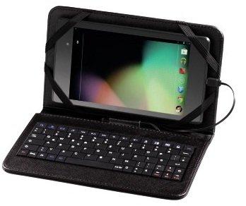Hama OTG 7-inch Universal Keyboard Case Black Price in Kuwait - Xcite