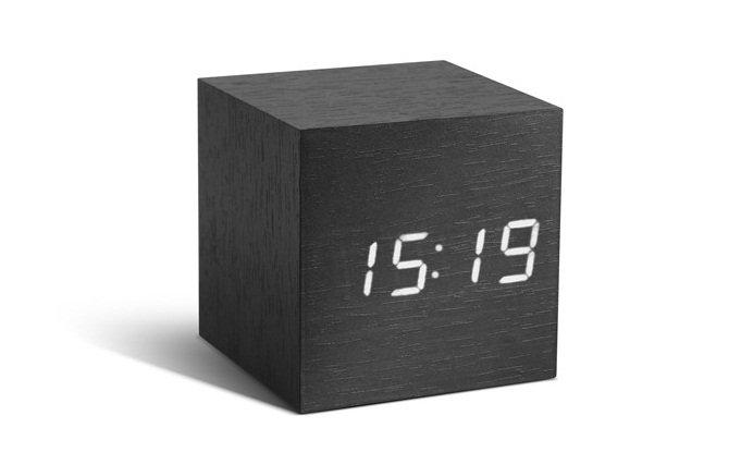 Cube Click Clock - Black Price in Kuwait - Xcite Alghanim
