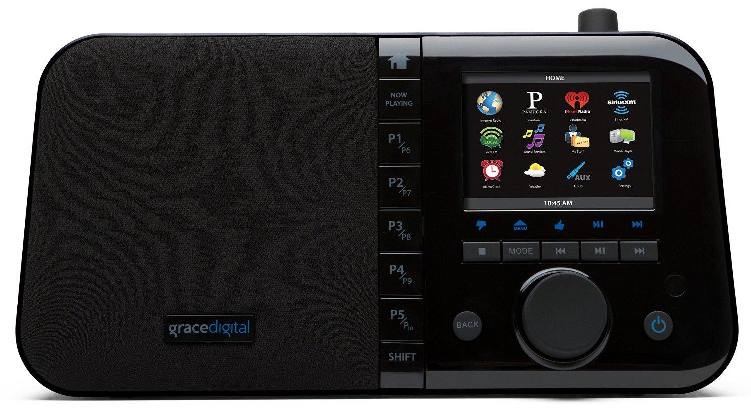 Grace Mondo Digital Wi-Fi Music Player with 3.5-Inch Color Display ...