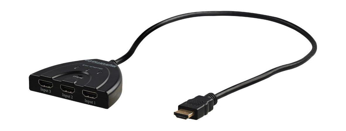 Promate 3-in-1 HDMI Switch with Auto-Switch Function - Black Price in ...