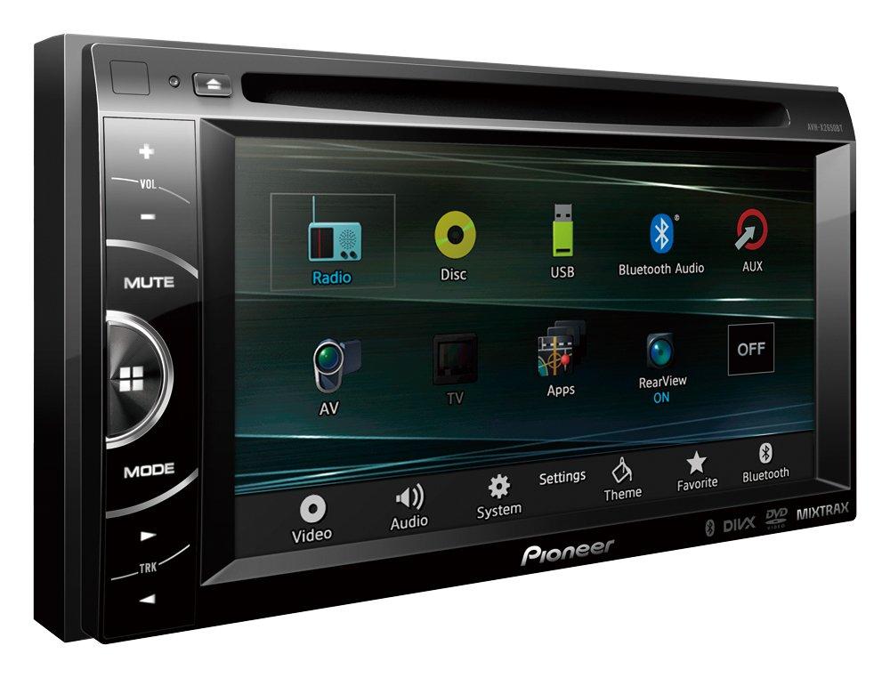 Pioneer Double-Din DVD Multimedia Touchscreen Car Stereo - Black AVH ...