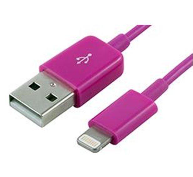 Patriot PCALC3FTFPK Lightning Cable 1 Meter - Pink Price in Kuwait - Xcite