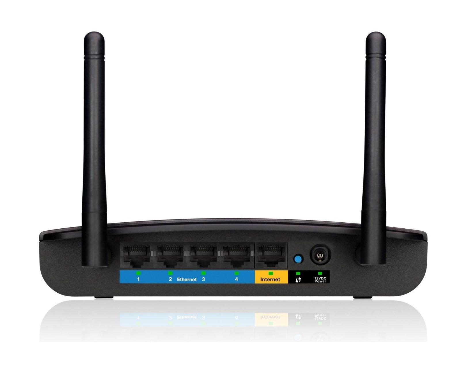 Linksys N300 Wireless Router - Black (E1700) Price in Kuwait - Xcite