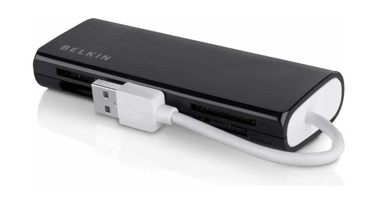 Belkin Universal Slim 2.0 USB Media Reader Price in Kuwait - Xcite