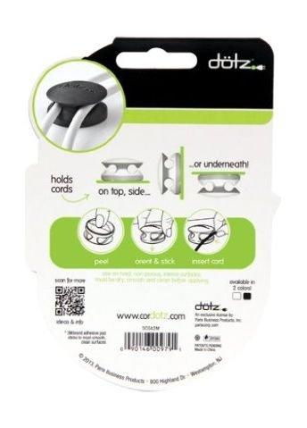 Dotz Cord Guides, Cord and Cable Management for Home and Office - Set ...