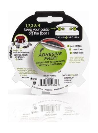 Dotz Cord Catcher for Cord and Cable Management - Red (DCC40M-CR) Price ...