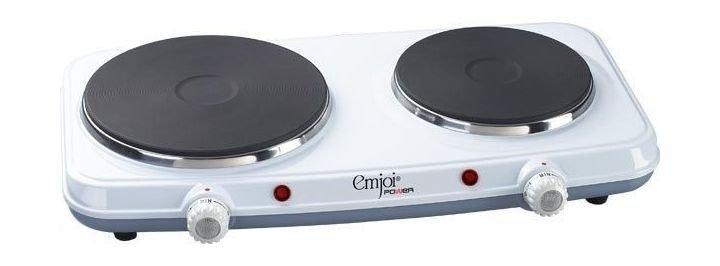 Emjoi Power 2500W Table Top Twin Hob - White/Grey UEHP-289 Price in ...