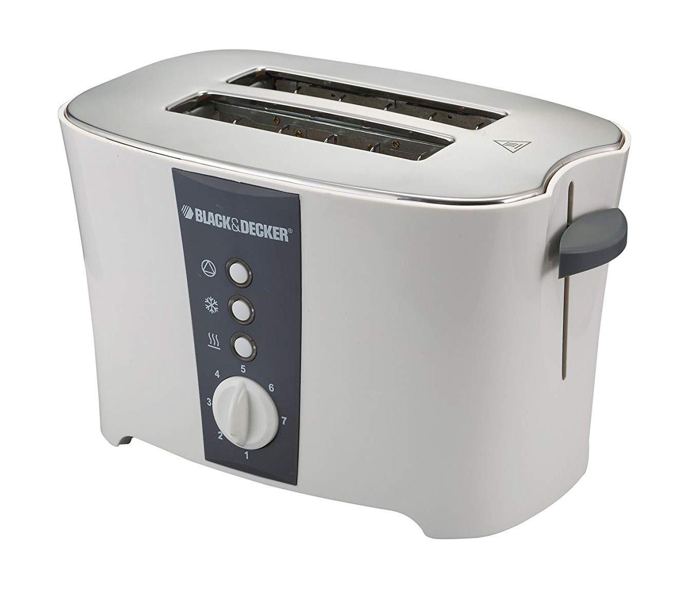 Black + Decker 2 Slice Cool Touch Toaster (ET122-B5) - White Price in ...
