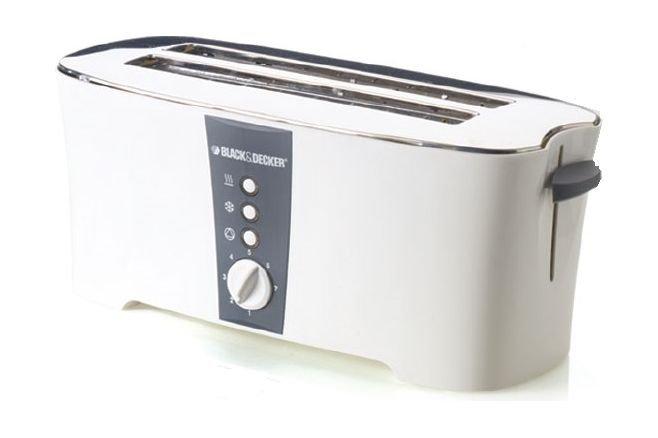 Black & Decker 1350W 4 Slice Toaster (ET124-B5) – White / Grey Price in ...