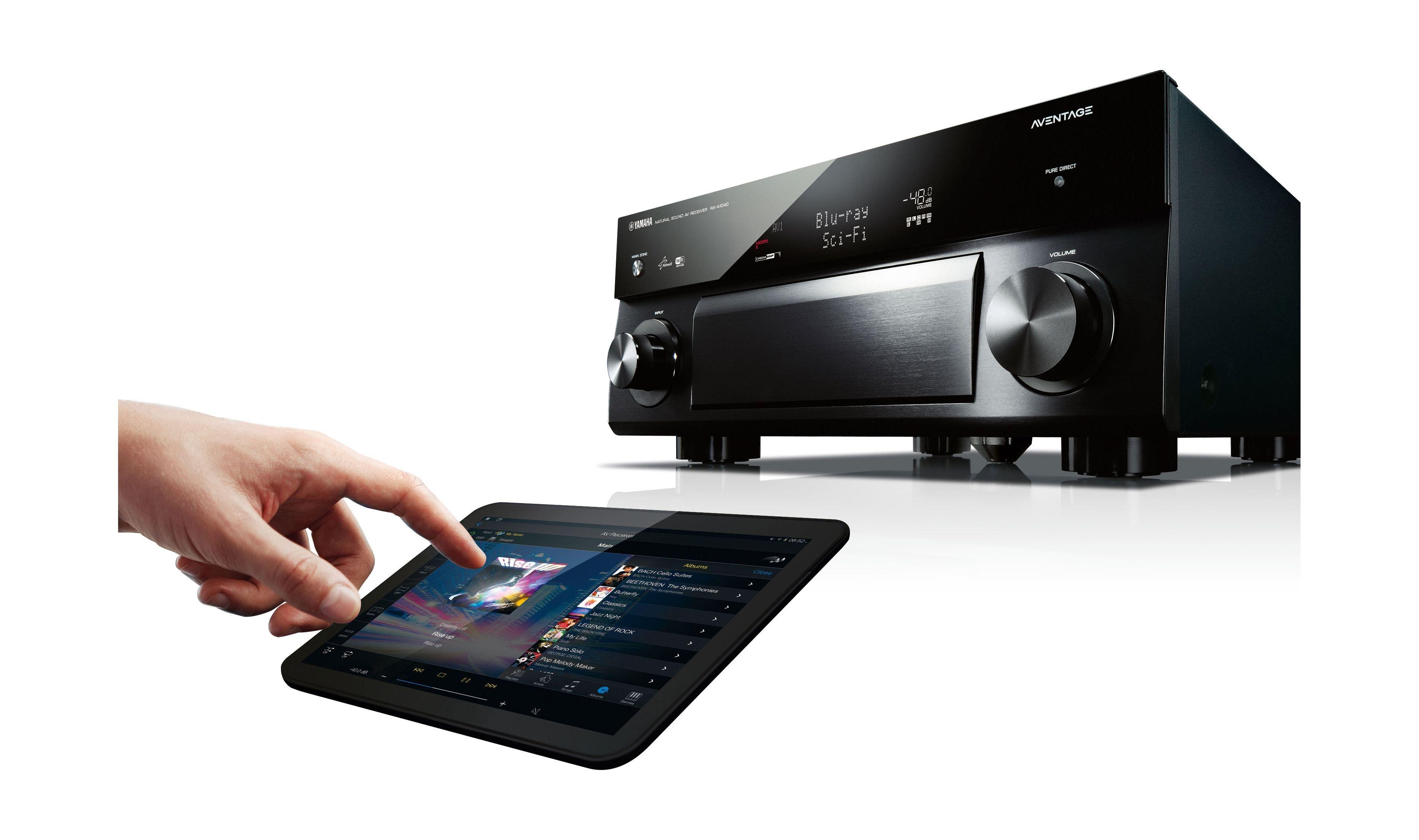 Yamaha AVENTAGE 170W Wi-Fi 7.2 Channel Network AV Receiver (RX-A1040 ...