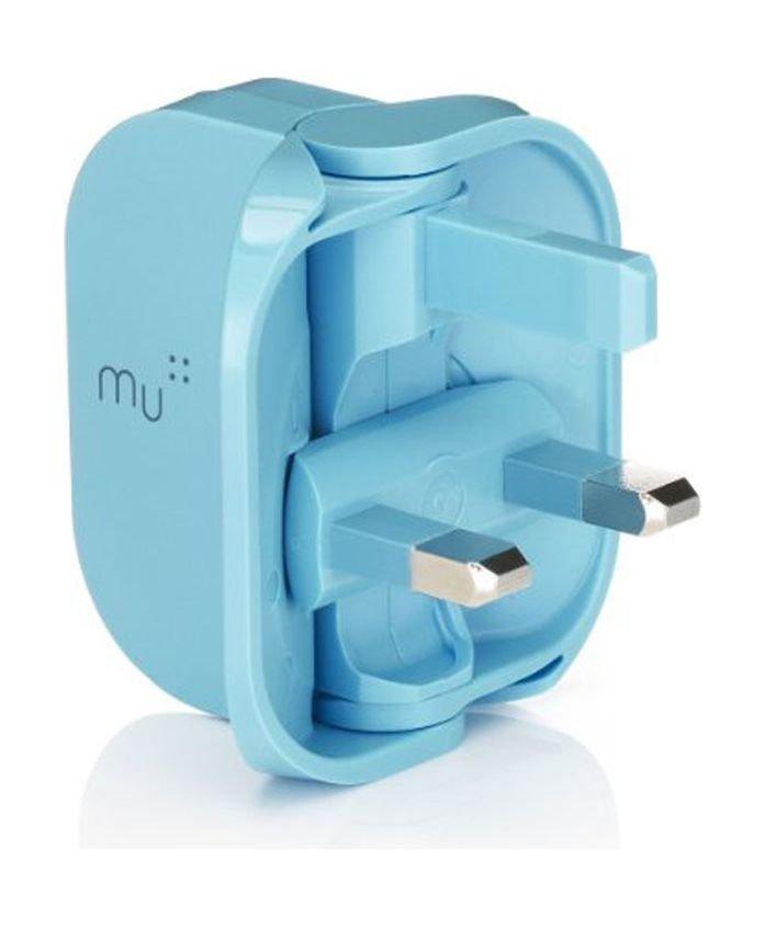 Made In Mind Folding Single USB Port 1 AMP Charger - Blue (MIMCHG01B ...