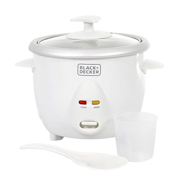 Black & Decker 350W 0.6 Liter Rice Cooker - White RC650-B5 Price in ...