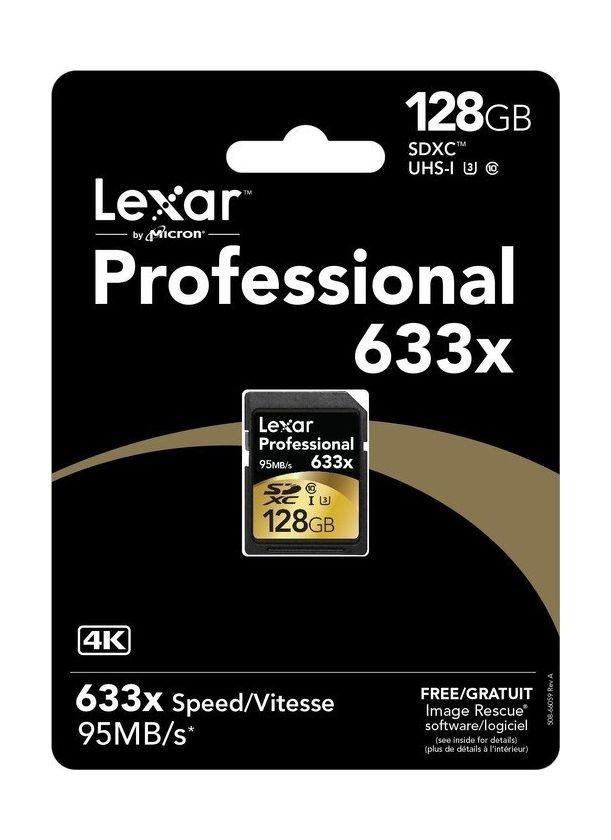 Lexar LSD128GCBEU633 Pro 128GB SDXC Class 10 Memory Card Price in ...