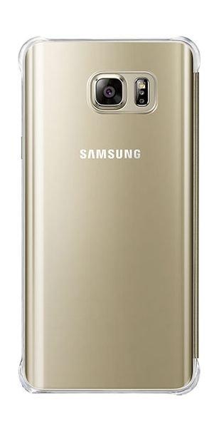 Samsung Clear View Protective Cover for Galaxy S6 Edge Plus - Gold ...