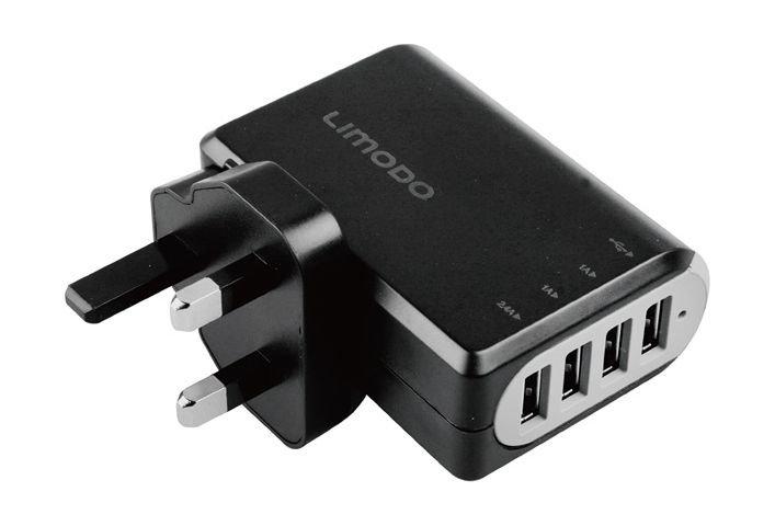 Limodo Single USB Travel Wall Charger 5V - Black Price in Kuwait - Xcite