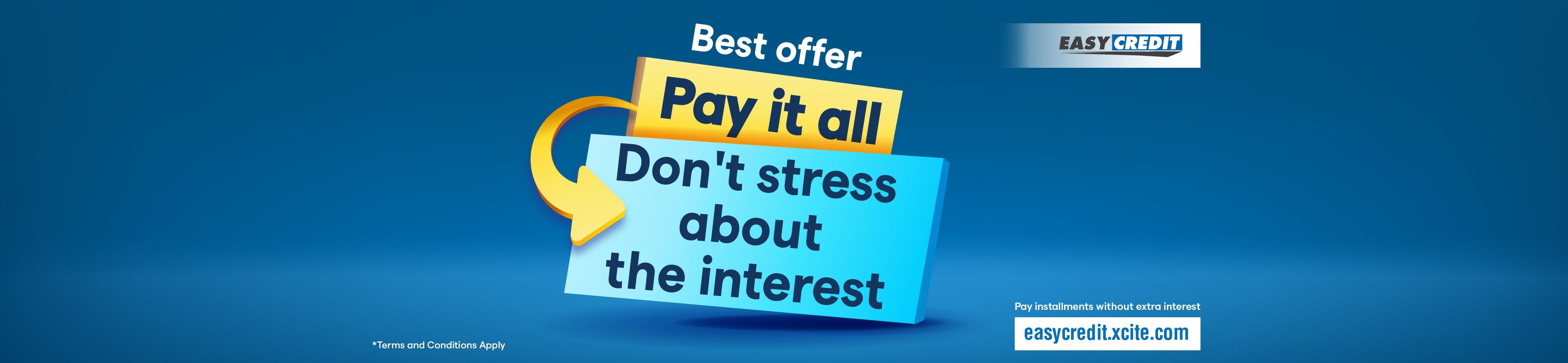 Easy Credit in Kuwait | Order Online - Xcite Alghanim