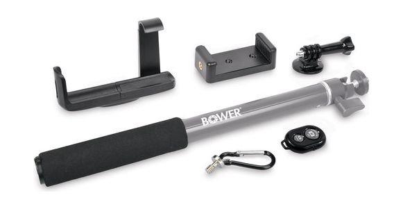 Bower Xtreme Action Series Wireless Shutter Selfie Stick - Silver (XAS ...