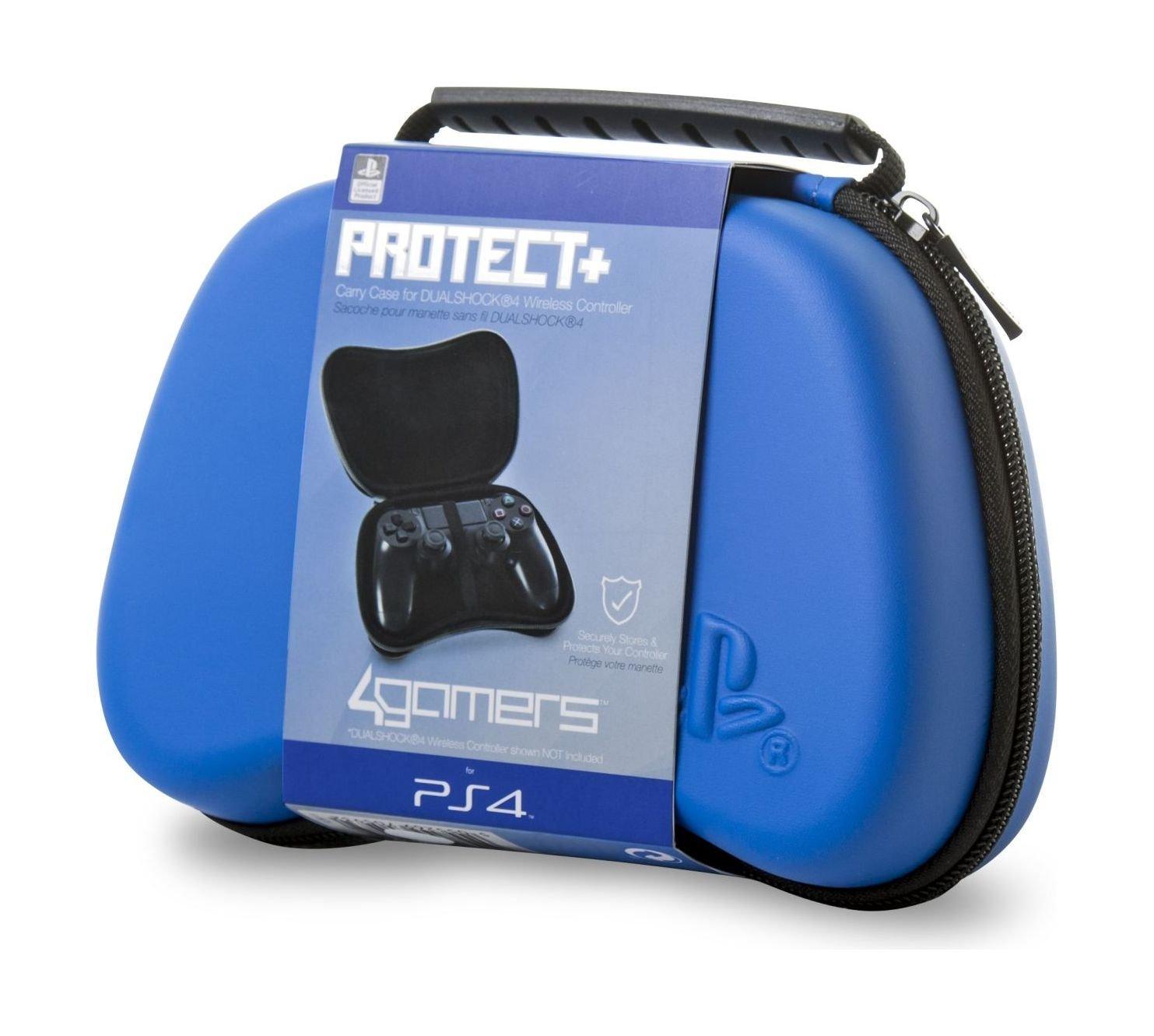 4Gamers PS4 Controller Hard Shell Case - Blue Price in Kuwait - Xcite