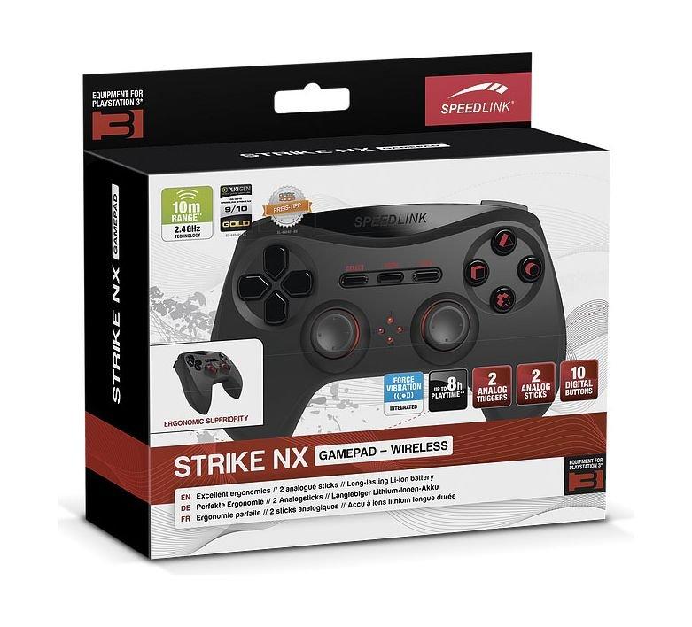 Speedlink Strike NX Wireless Controller for PS3 - Black (SL-440401 ...