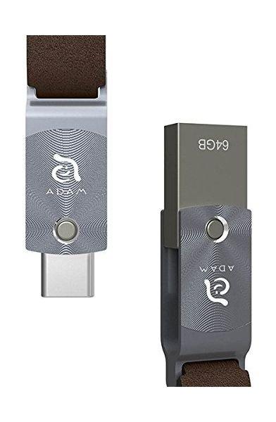 Adam Elements Roma OTG 64 GB USB Type-C To USB 3.0 Flash Drive - Grey ...