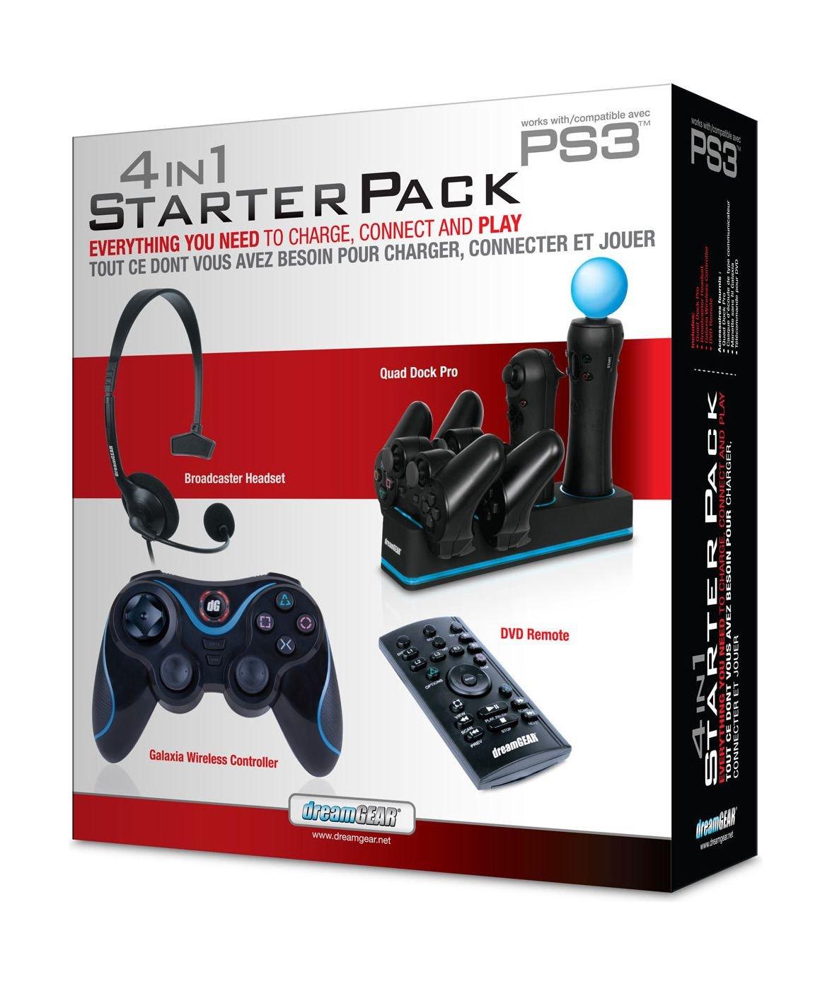 Dream Gear Starter Pack | 4 in 1 Starter Pack | PlayStation 3 Starter ...
