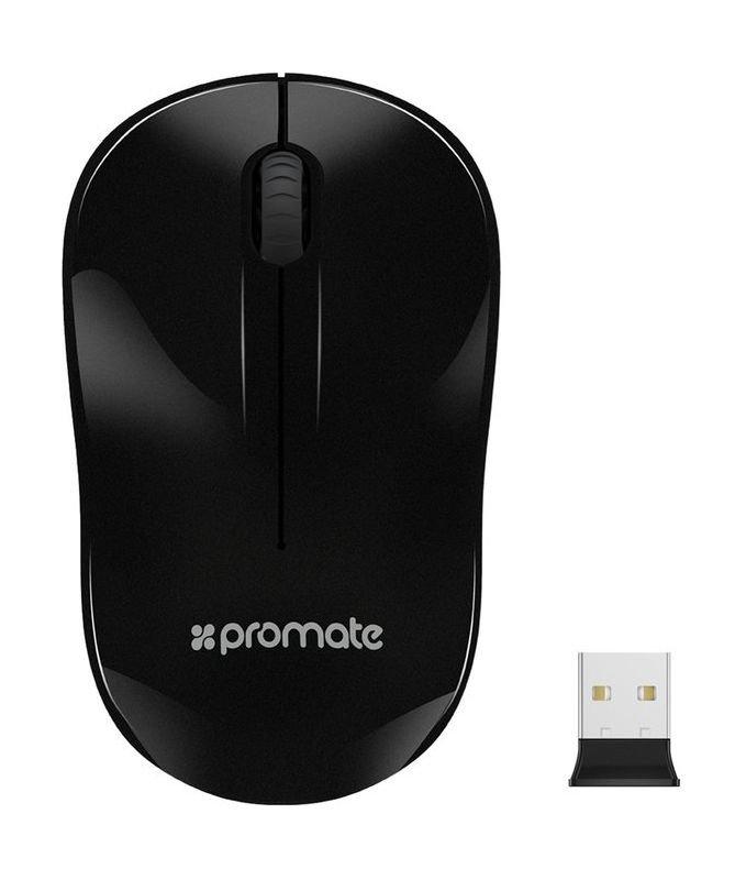 Promate Clix-1 2.4Ghz Wireless Mouse With Nano USB Receiver - Black ...