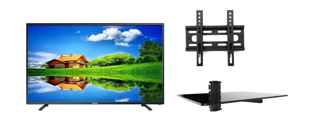 Wansa 43-inch Full HD (1080p) Standard LED TV + Wansa Fixed Wall ...
